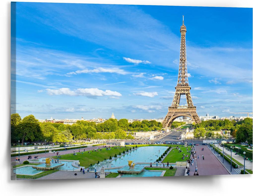 Obraz - Eiffel Tower 5 150x110 cm