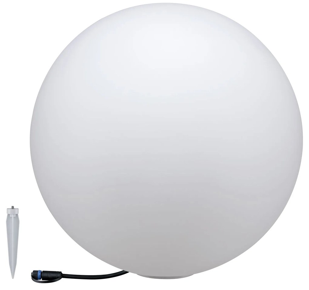 Paulmann 94179 Plug&Shine Globe, venkovní světelný objekt 6,5W LED 3000K, prům.50cm, IP67