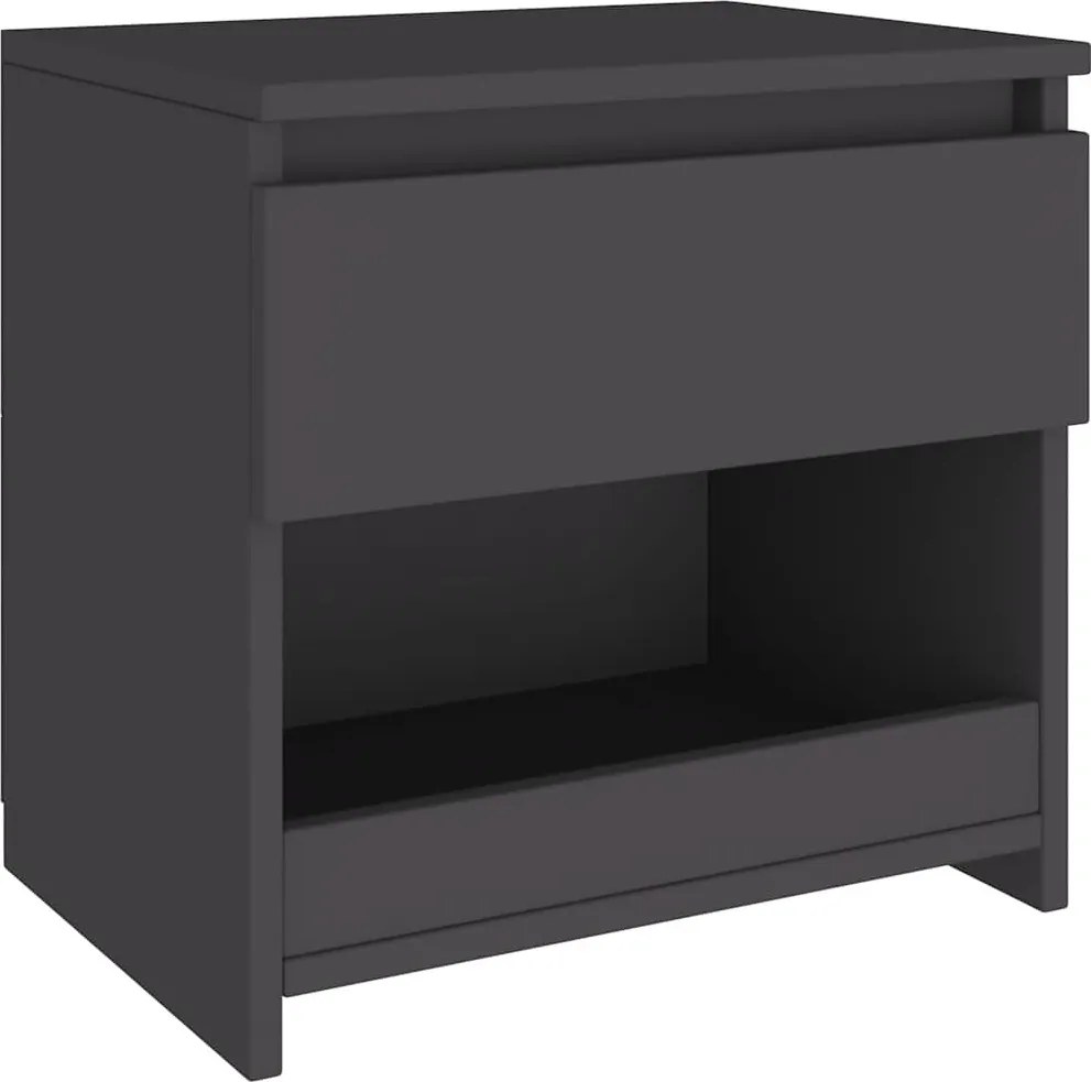 vidaXL Noční stolky 2 ks 40 x 30 x 39 cm kompozitní dřevo [803460] Barva: Staré dřevo