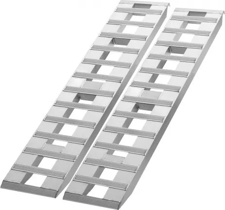 Hliníkové rampy 182,9 × 38,1 cm Kapacita nakládacích ramp 2721,6 kg 2ks