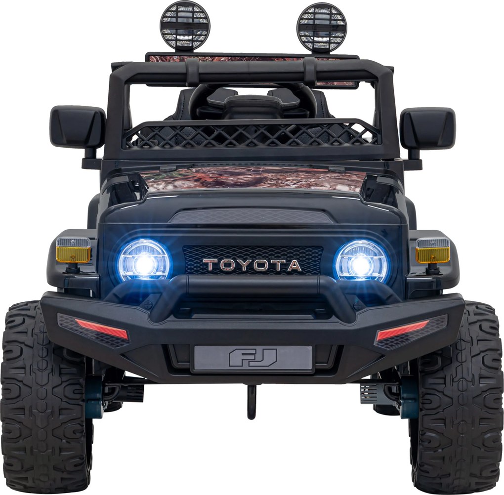 Ramiz Elektrické autíčko Toyota FJ Cruiser černé terénní + ovladač