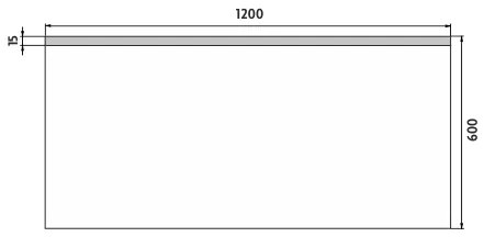 Nimco LED zrcadlo 1200x600 ZP 8006