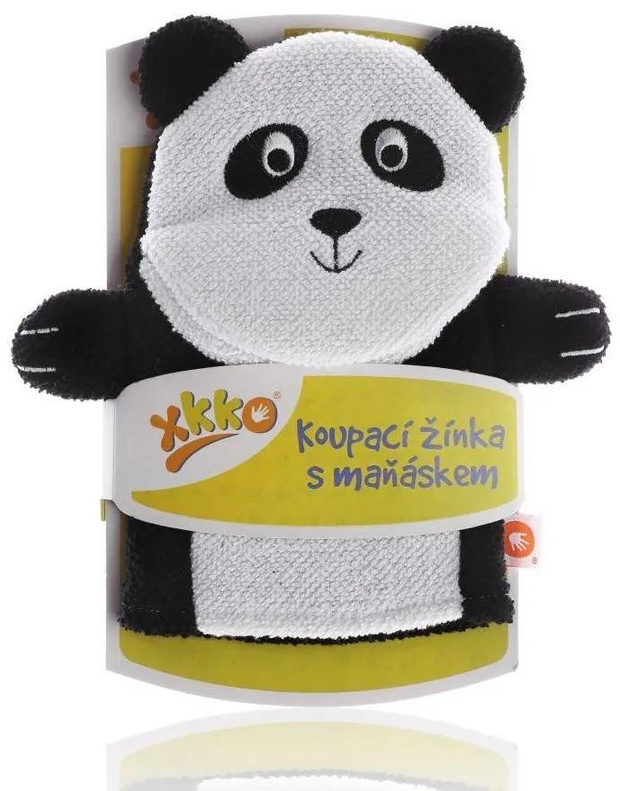 Kikko Koupací maňásci (100 % bavlna) Panda