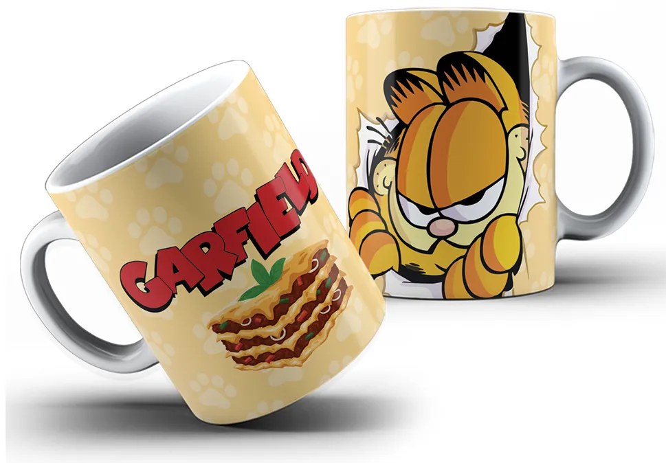 Hrneček s motivem-  Garfield 2 Varianta:: Magický hrnek- 330 ml