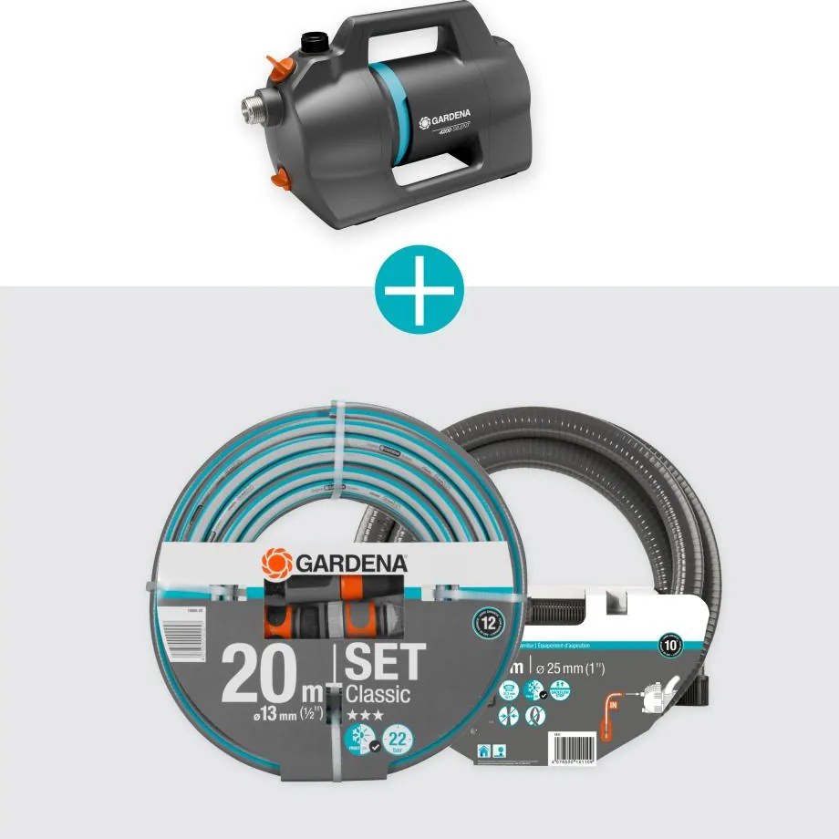 Zahradní čerpadlo Gardena 4200 Silent - sada