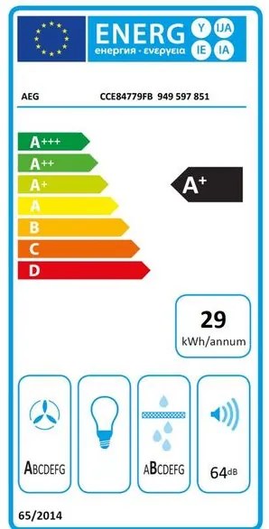 AEG CCE84779FB Indukční varná deska s odsavačem par