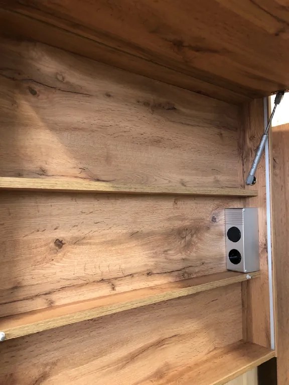 Lavedo Queen Wotan Oak 90 zrcadlová skříňka do koupelny s LED podsvícením
