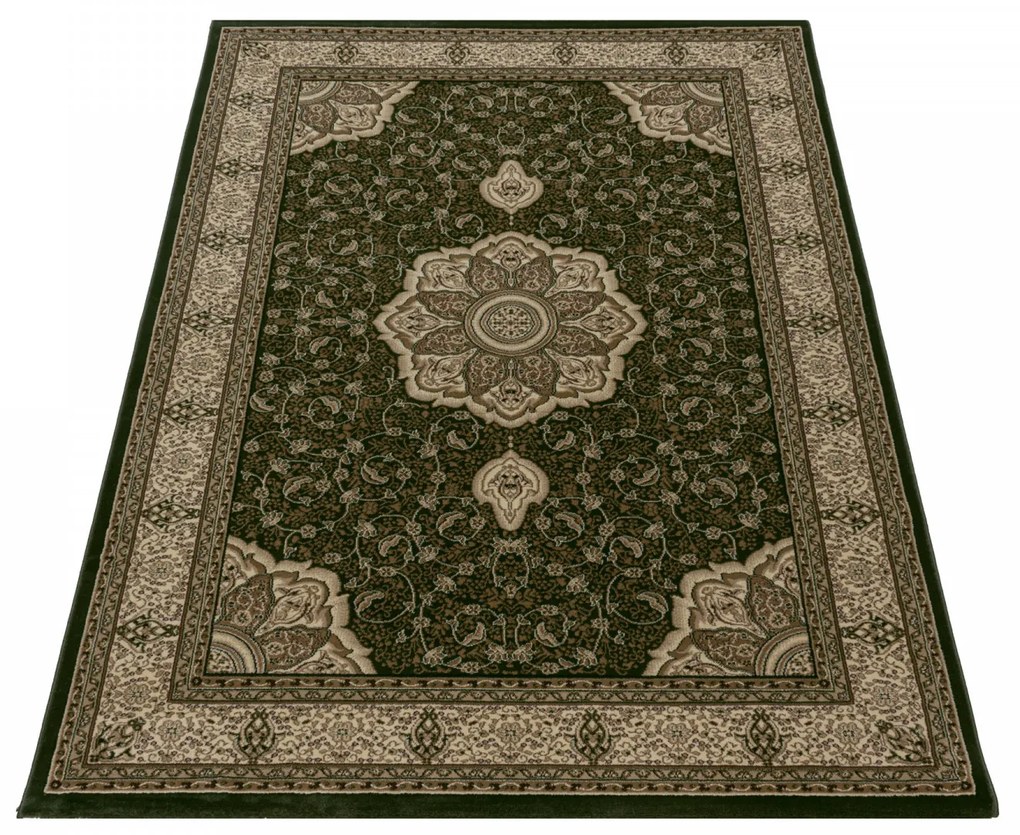 Ayyildiz, Kusový koberec Kashmir 2601 green, 200x290, zelená, obývací pokoj