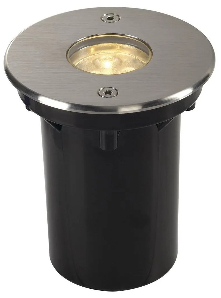 LA 233500 DASAR LED LV česaná ocel 12= LED 6W IP67 3000K - BIG WHITE (SLV)