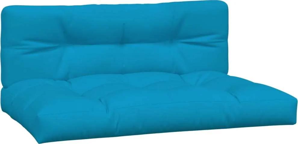 vidaXL Podušky na palety 2 ks textil [314547] Barva: Modrá