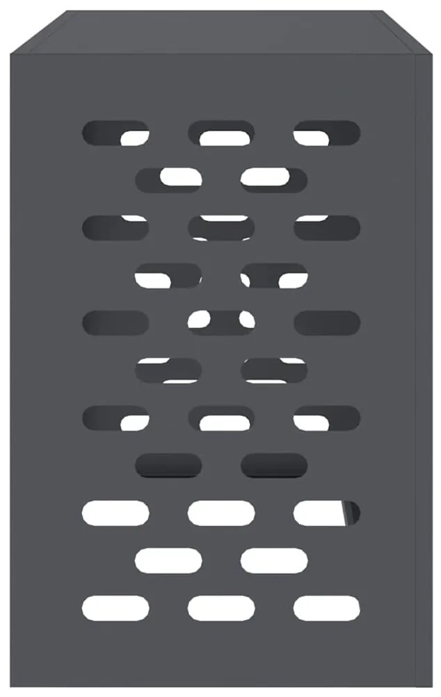 vidaXL Ochrana klimatizace Antracit 90 x 40 x 60 cm Ocel