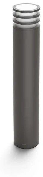 PH 17403/93/P0 Hue White Venkovní sloupkové svítidlo Philips Lucca 17403/93/P0 antracitové, 2700K, 77cm - PHILIPS HUE (915005561401)