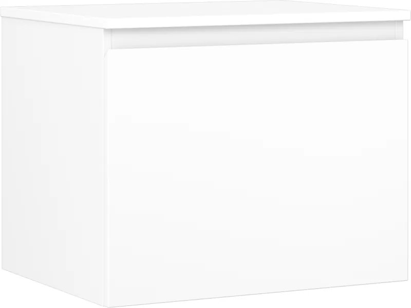 Mexen Orio, koupelnová skříňka 60 cm s horní částí, 1 zásuvka, bílá matná, 91A10-06047-1-BFC01