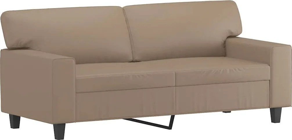 vidaXL 2místná pohovka 140 cm umělá kůže [359417] Barva: cappuccino