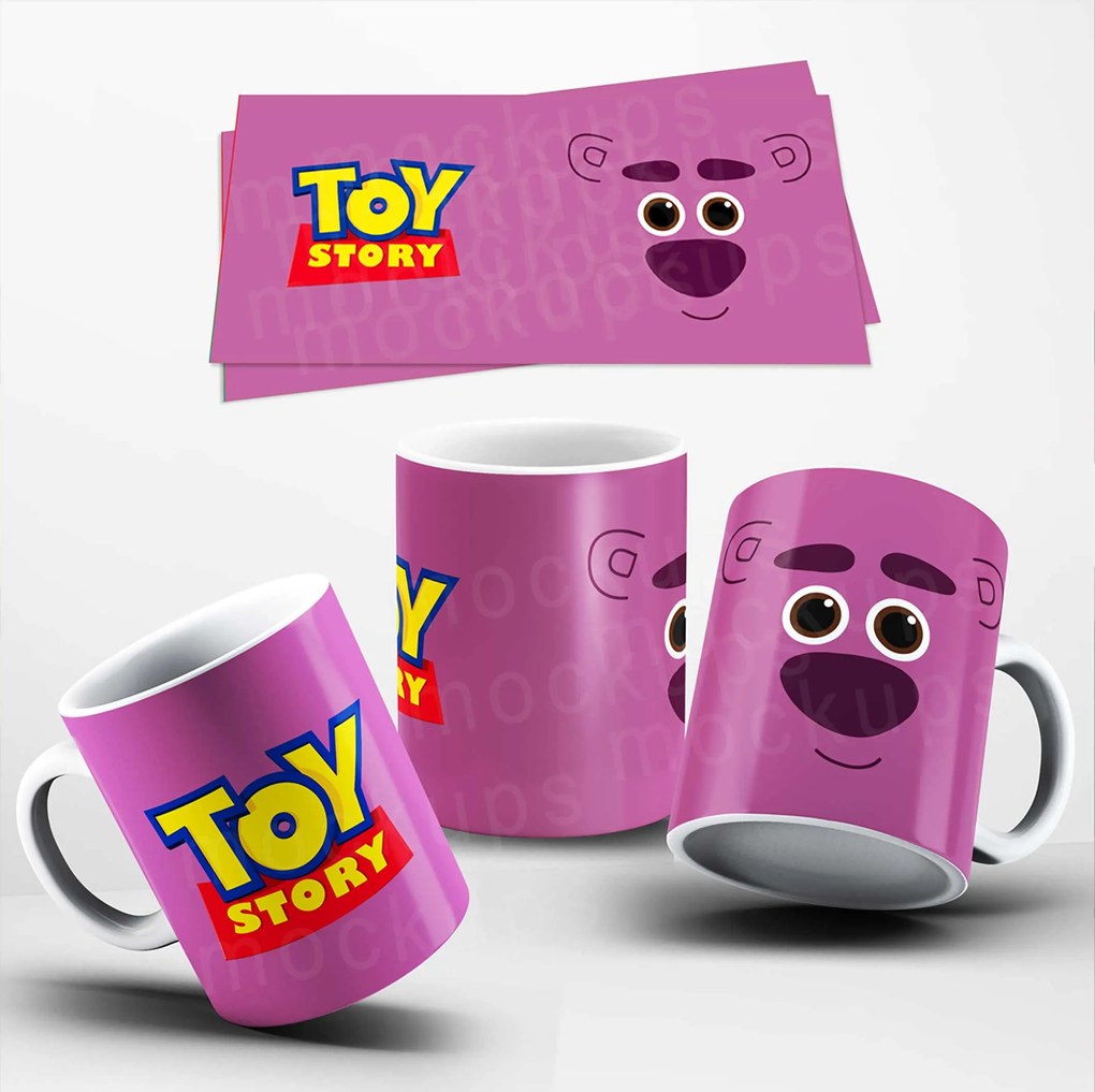 Hrneček s motivem-  Toy Story 16 Varianta:: Keramický hrnek- srdíčko- 330 ml