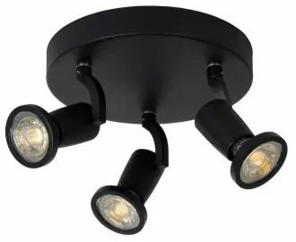 LUCIDE JASTER LED Spot 3xGU10/5W 320LM Black, bodové svítidlo, bodovka