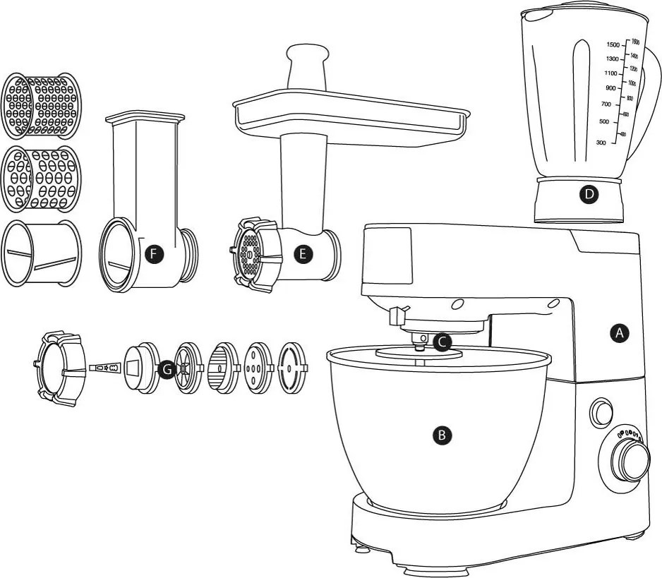 Kuchyňský robot G21 Promesso Brown [6008154]