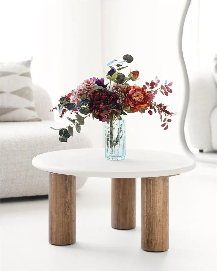 Šedá skleněná váza (výška 20 cm) – House Nordic