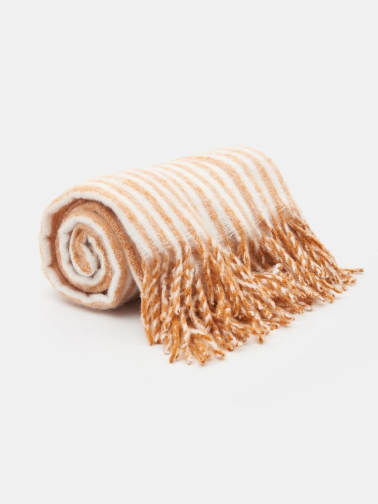 Sinsay - Deka s třásněmi - oranžová