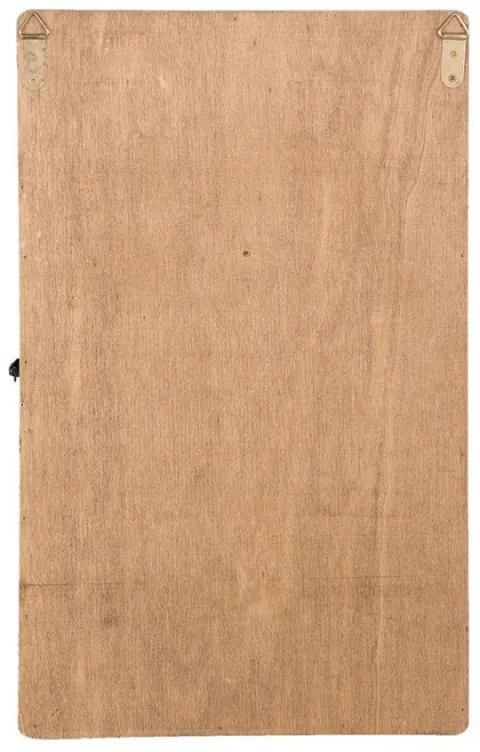 Dřevěná skříňka na klíče – 24x7x38 cm