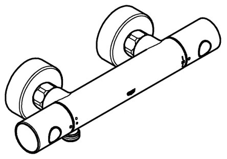 GROHE 34773000 - Termostatická sprchová baterie PRECISION GET DN 15 lesklý chrom