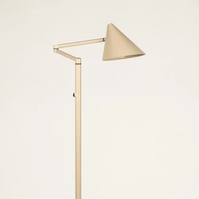 Stojací designová lampa Florentia Taupe