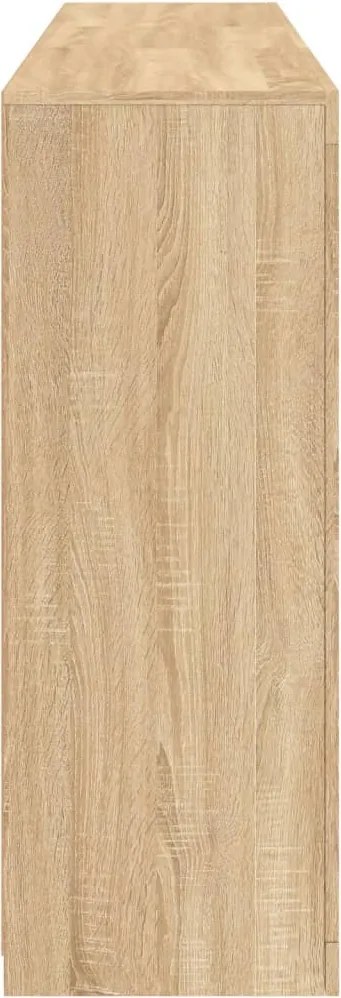 Příborník s LED osvětlením dub sonoma 162 x 37 x 100 cm 3209144