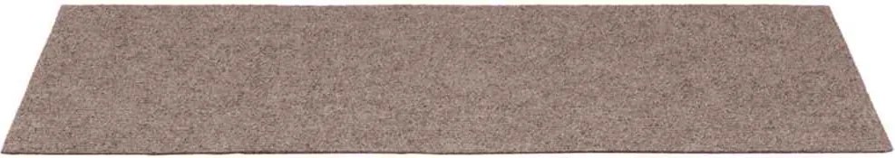 Schodové rohože samolepicí 15 ks 60 x 25 cm světle hnědé obdélníkové 326912