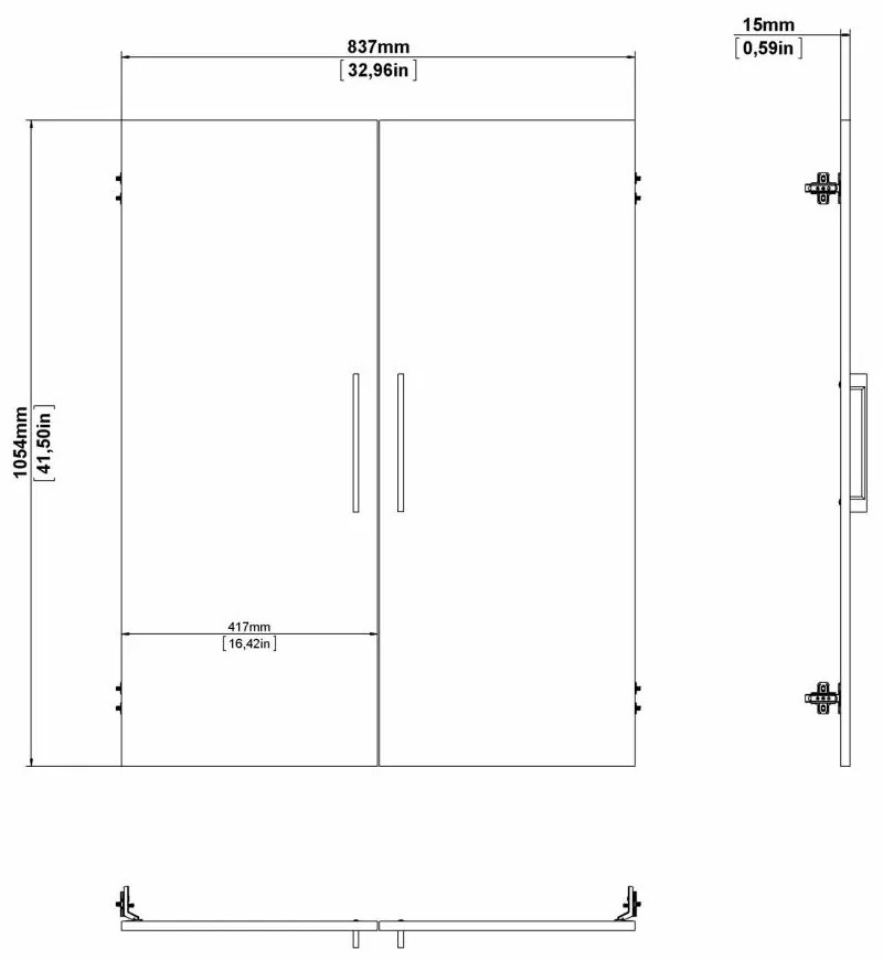 Tvilum Knihovna Office kombinace 80400/206 bílá/dub sonoma