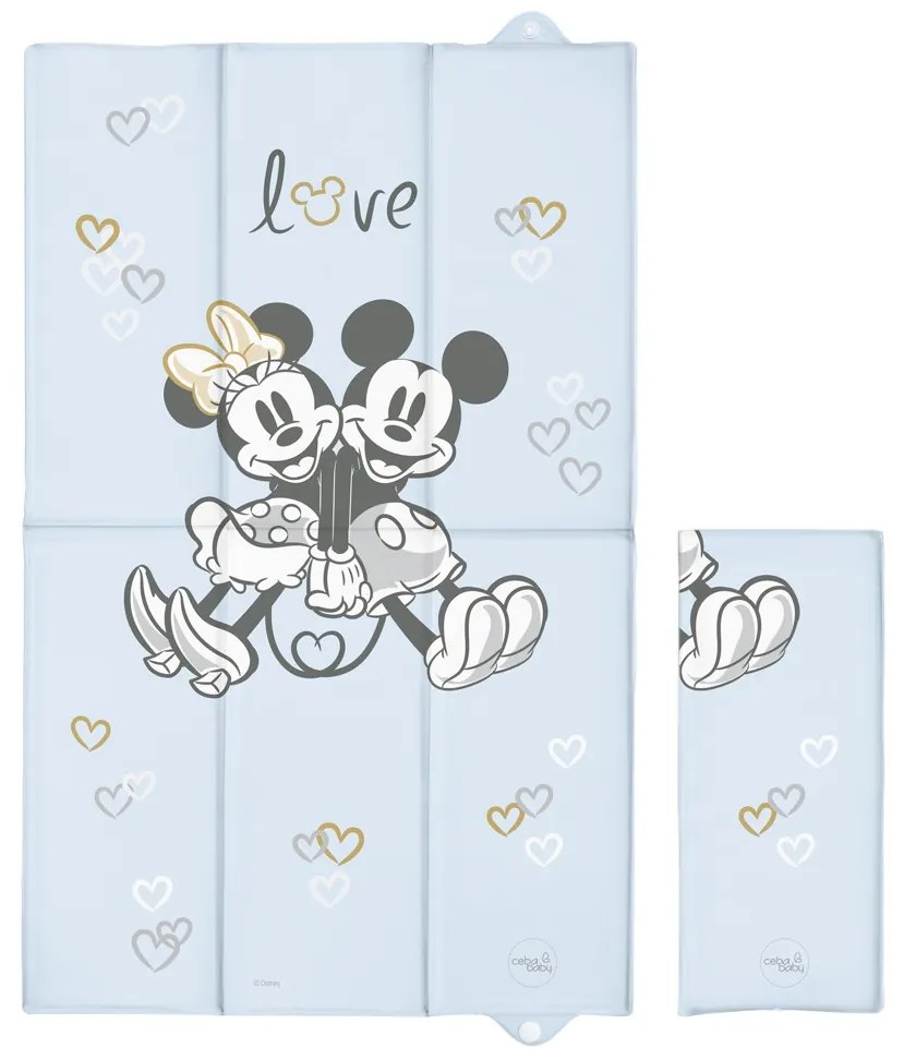 CEBA Podložka přebalovací cestovní (50x80) Disney Minnie & Mickey Blue