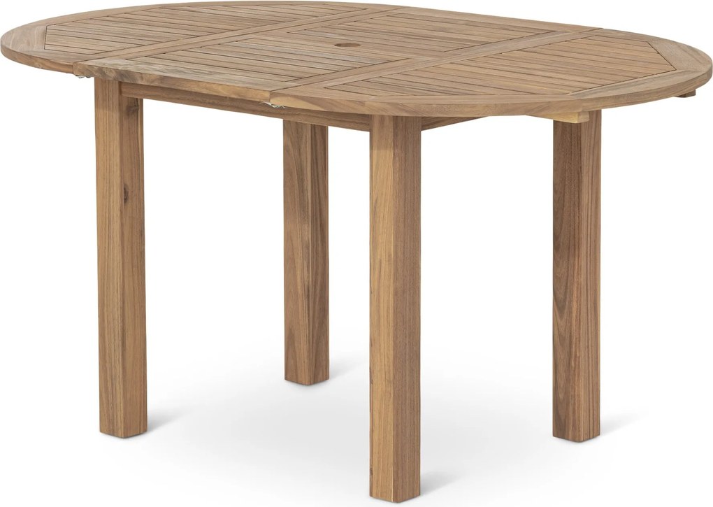 Tchibo - Kulatý/oválný rozkládací zahradní stůl, cca 100 až 150 cm