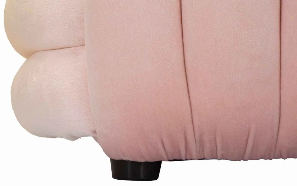 Designová lavice Nakeisha 90 cm růžová