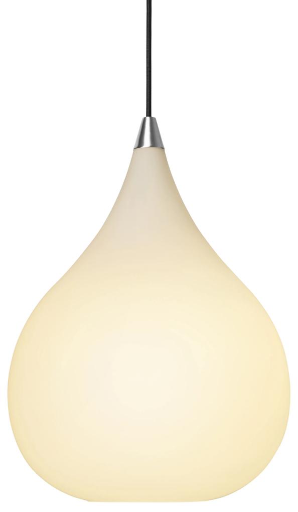 Stropní lampa Drops bílá, stříbrná Rozměry: Ø  30 cm, výška 42 cm