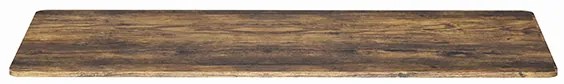 Lama Plus Deska stolu ERGODESK — 160x75x1,8 cm, laminovaná dřevotříska ořech rustikal