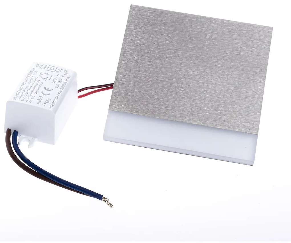 Schodišťové LED svítidlo Berg, 1x LED 0,6w, 3000k, s