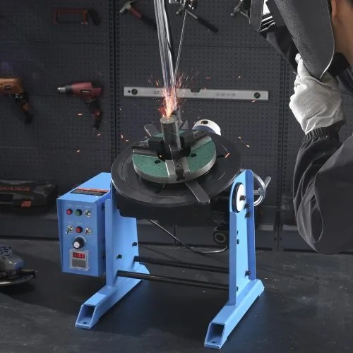 50 KG rotační svařovací polohovač 0-90° polohovací otočný stůl 0,5-6RPM