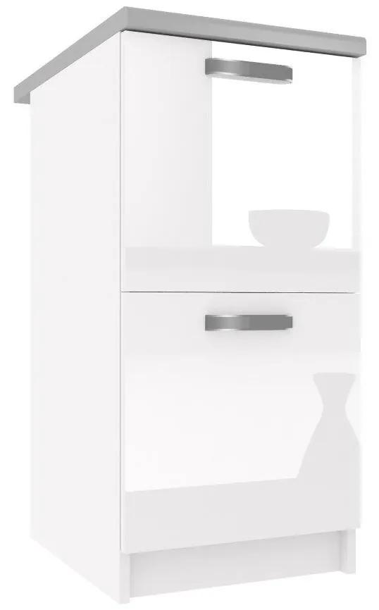 Kuchyňská skříňka Belini spodní 40 cm bílý lesk s pracovní deskou  INF SD2-40/0/WT/W/0/F/