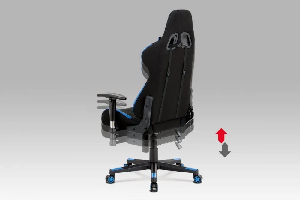 Kancelářská židle KA-F02 látka / plast Autronic Červená