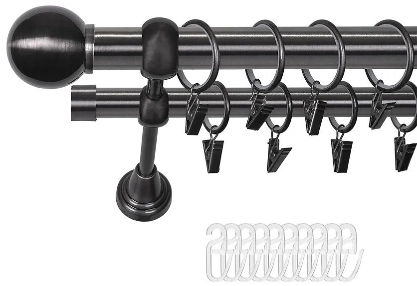 Garnýž II 25 Titan 240cm Koule pojistka/žabka