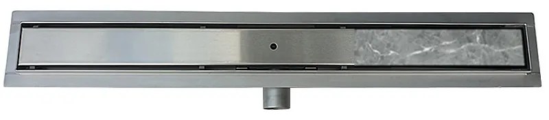 BPS-koupelny Sprchový odtokový žlab 2in1 DL01 FIX HYD-2653 70 cm, satén