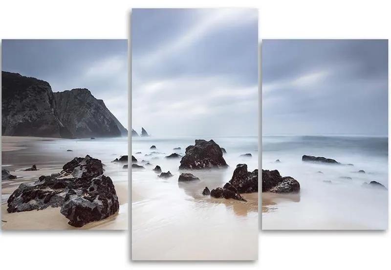 Gario Obraz na plátně Skalnaté pobřeží - 3 dílný Rozměry: 60 x 40 cm