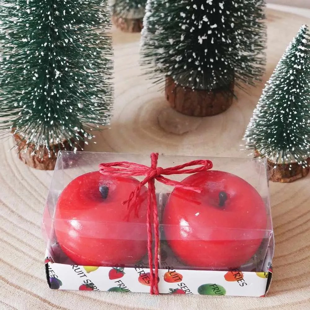 Alegría en Casa Dárková svíčka jablko 2 ks