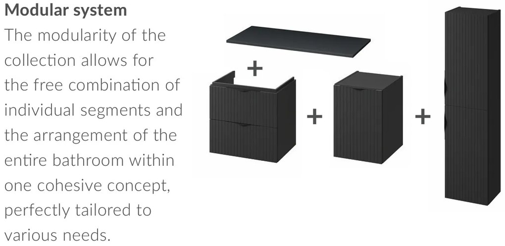 Cersanit Tirso, vysoká závěsná skříňka 400x302x1600 mm, zelená matná, S1015-025