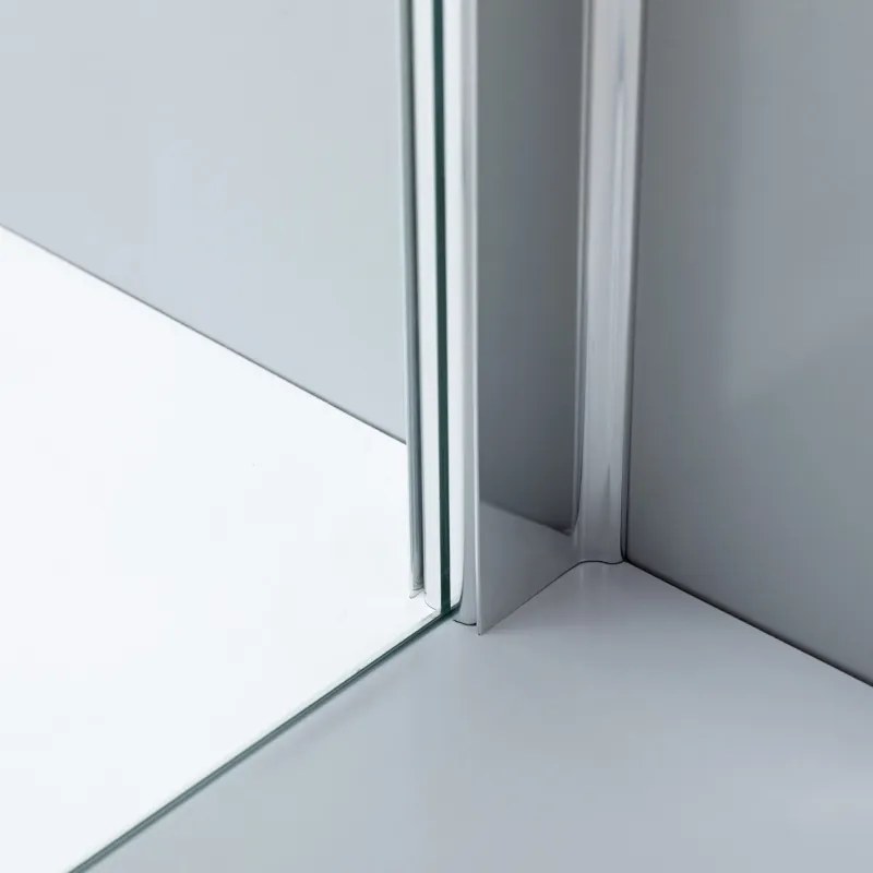 BPS-koupelny Čtvercový sprchový kout HYD-SK1390B 90x90 chrom/transparent - bez vaničky