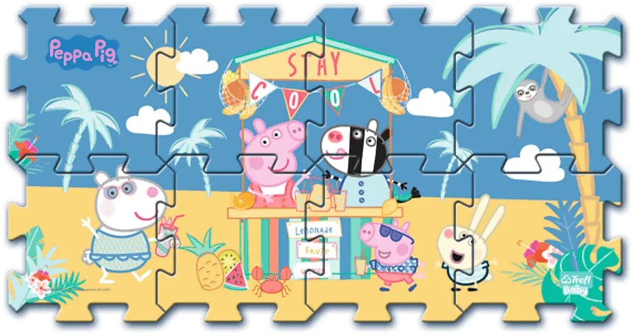 Pěnové puzzle pěnové puzzle prasátko peppa/peppa pig