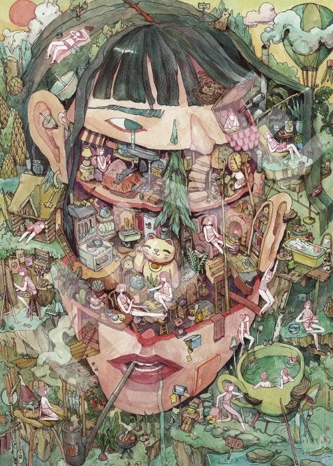 Heye puzzle domov myšlenek 1000 dílků