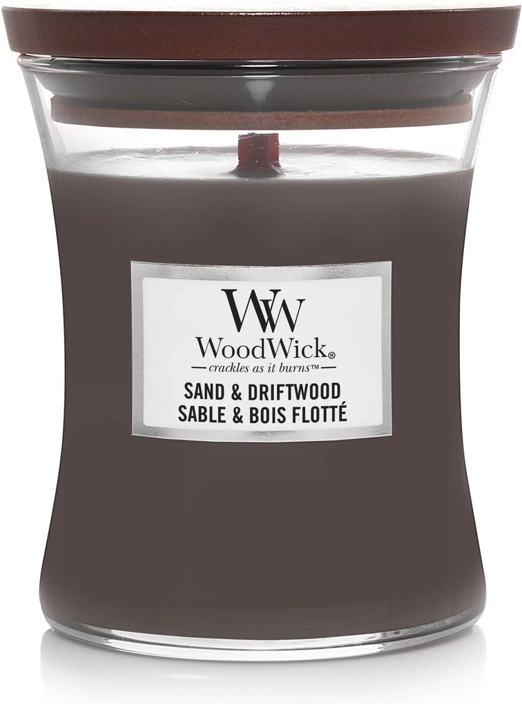 Svíčka woodwick sand and driftwood 275 g