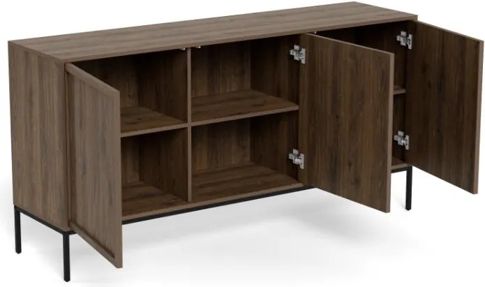 Komoda Palmdale 158 cm dub kouřový