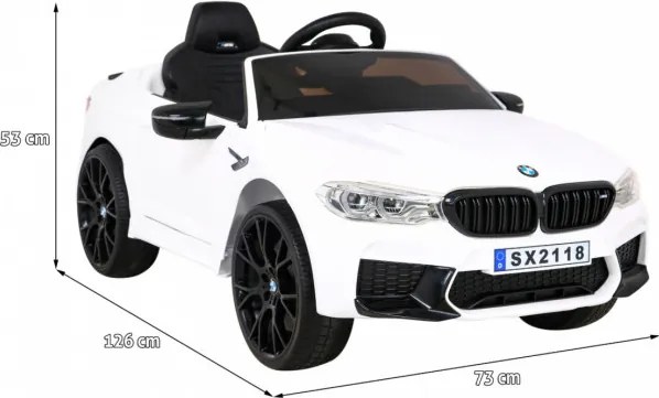 Dětské elektrické autíčko BMW M5 DRIFT bílé