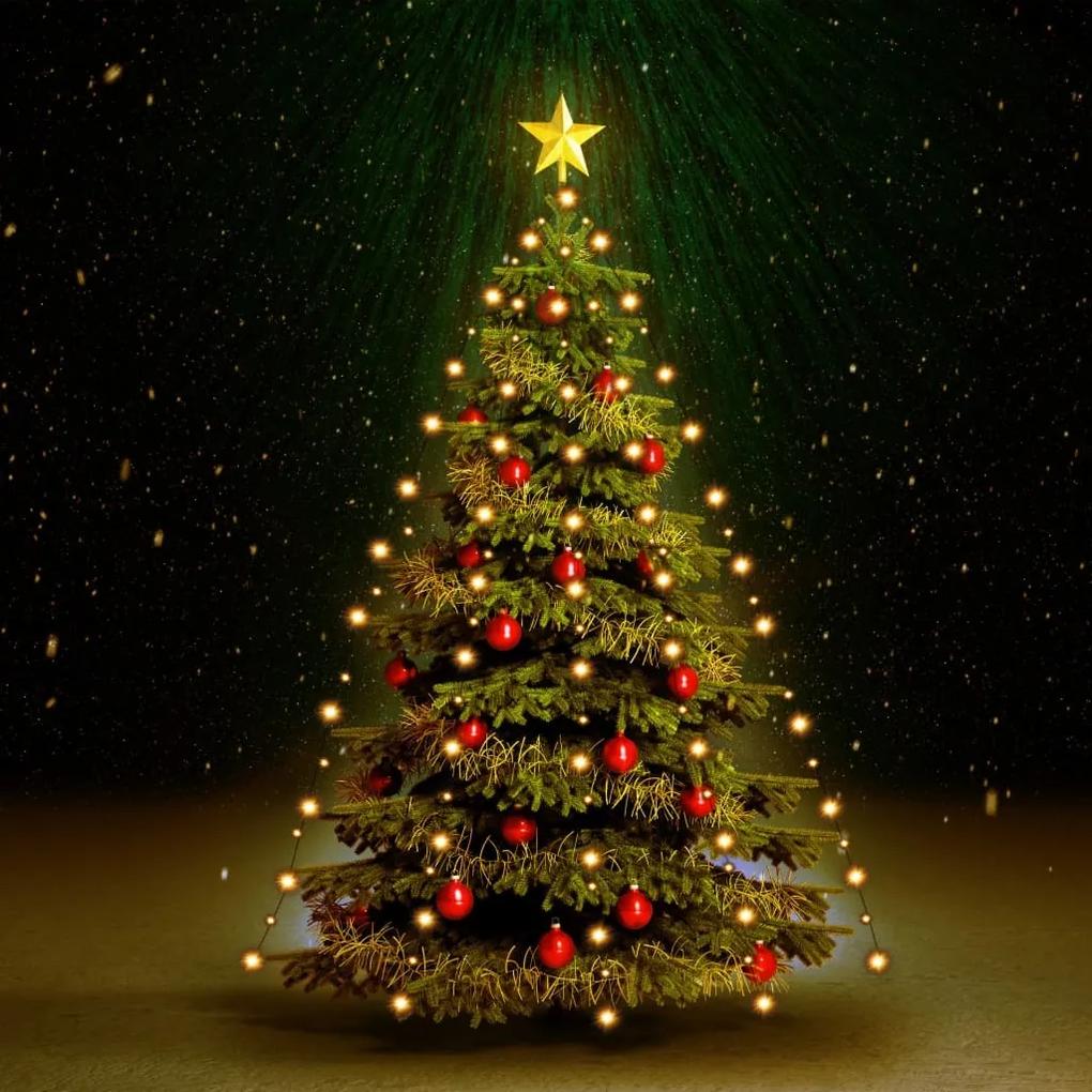 vidaXL Světelná síť na vánoční stromek 150 ch LED diod 150 cm [328868] Barva: Teplá bílá